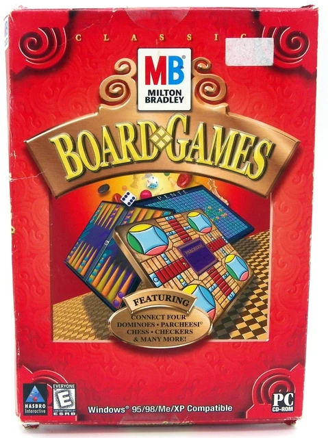COMPLETE CLASSIC MILTON Bradley Board Games By Hasbro Interactive PC CD ...