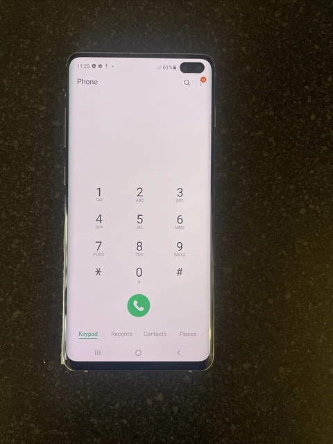 SAMSUNG GALAXY S10+ SM-G975 - 128GB - Prism White (Unlocked) (dual Sim ...