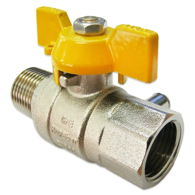3/8& X 1/2& Test Point Ball Valve Gas Test Lpg Static Caravan £14.99 ...