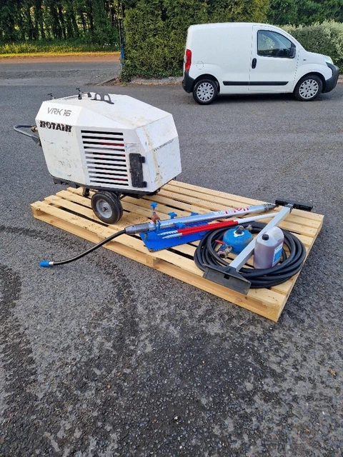 GRUNDOMAT 75MM MOLE Kit And Air Compressor Package Wask Mole Moling £ ...