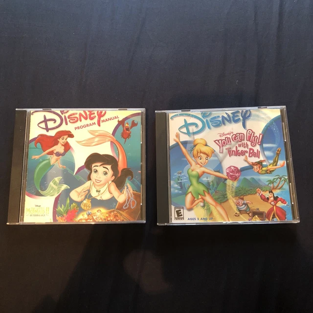 RARE DISNEY PRINCESS Ariel, Tinkerbell PC CD-Rom Game Lot (2) £26.03 ...