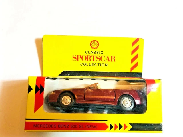 SHELL SPORTSCAR COLLECTION MERCEDES BENZ 500 SL MIB diecast Corgi ...