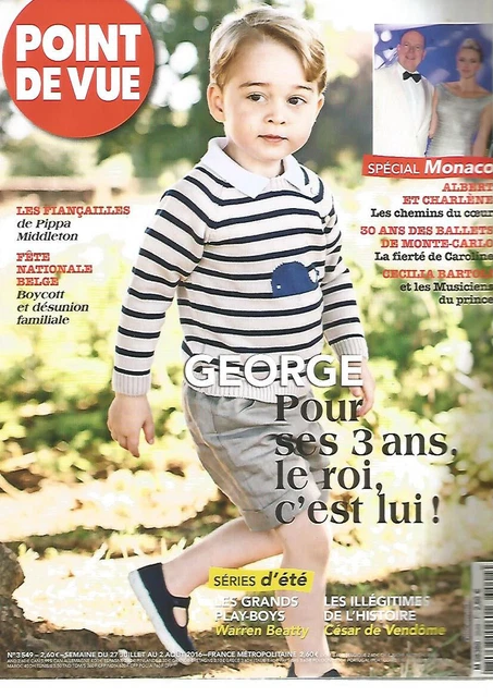 POINT DE VUE N°3549 George De Monaco Fiancailles Pippa Middleton / Spec ...