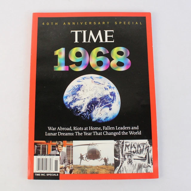 TIME MAGAZINE 40TH Anniversary 1968 The Year That Changed The World ...