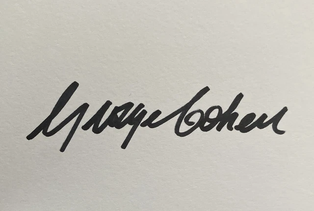 GEORGE COHEN HAND Signed 6x4 Card Fulham England 1966 World Cup Winner ...