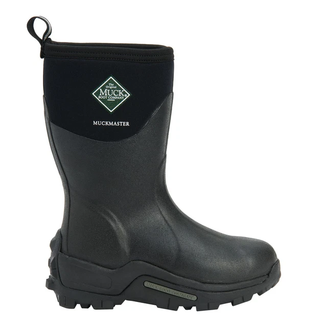 MUCK BOOT MUCKMASTER Tall Waterproof Soft Toe Work Mens Black MMM-500A ...