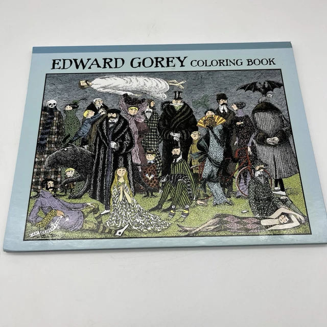 EDWARD GOREY COLORING Book £9.35 - PicClick UK