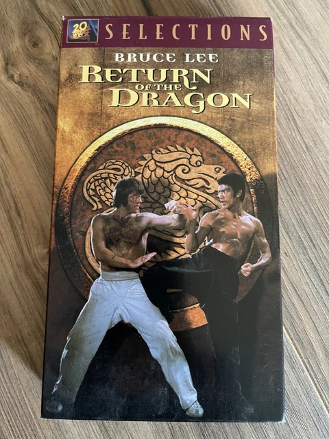 RETURN OF THE Dragon (VHS) Bruce Lee, Chuck Norris, Martial Arts (VG+ ...