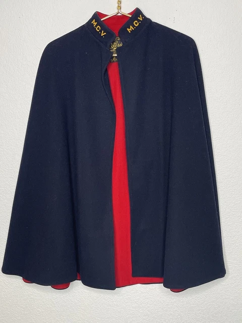 WORLD WAR II Navy Wool Nurse’s Cape Brick’s Uniform One Size £238.70 ...