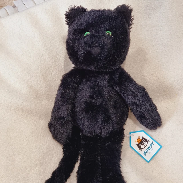 NEW JELLYCAT BLACK Casper Cat Soft Toy New With Tags £69.99 - PicClick UK