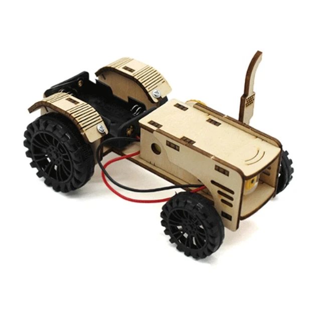 DIY WOODEN TRACTOR Car DIY Model for Kids School Science Education ...