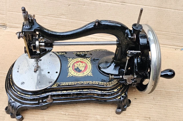 ANTIQUE WANZER A lockstitch hand crank Sewing machine £639.00 - PicClick UK