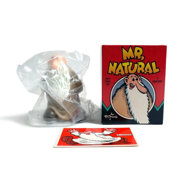 1993 MR. NATURAL by R. Crumb Soft Vinyl Toy / Kitchen Sink Press Inc ...