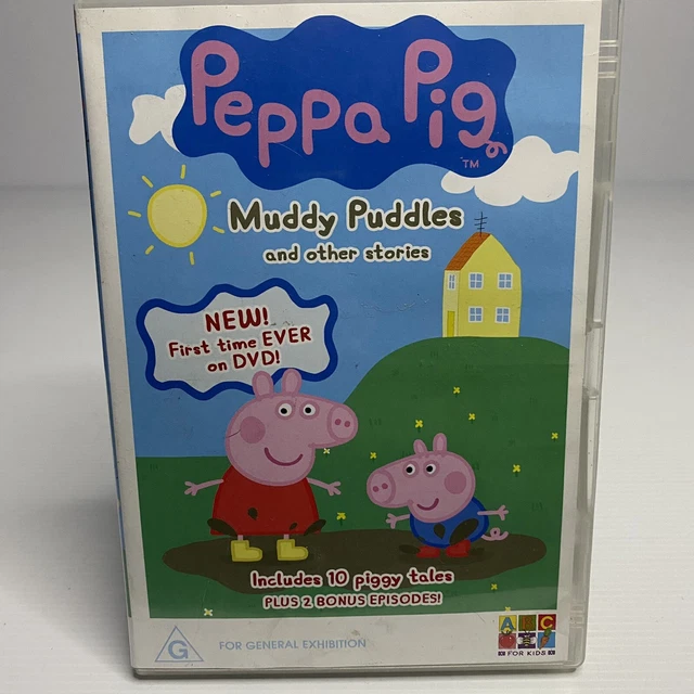 PEPPA PIG: MUDDY Puddles & Other Stories (DVD, 2004) Region 4 VGC 12 ...