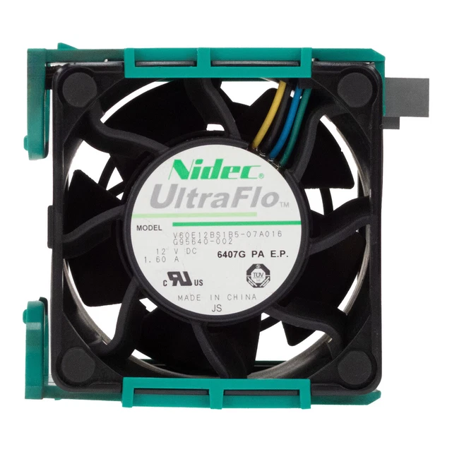 NIDEC ULTRAFLO V60E12BS1B5-07A016 G95640-002 6-PIN 12V 1.6A 60x60x38mm ...