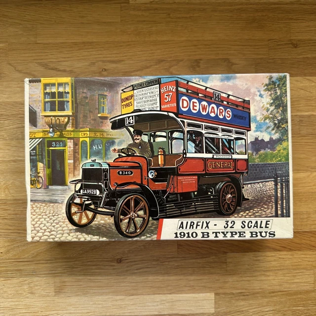 AIRFIX 1910 B Type Bus 1:32 Scale Model Kit No.571 - Unused but Open ...