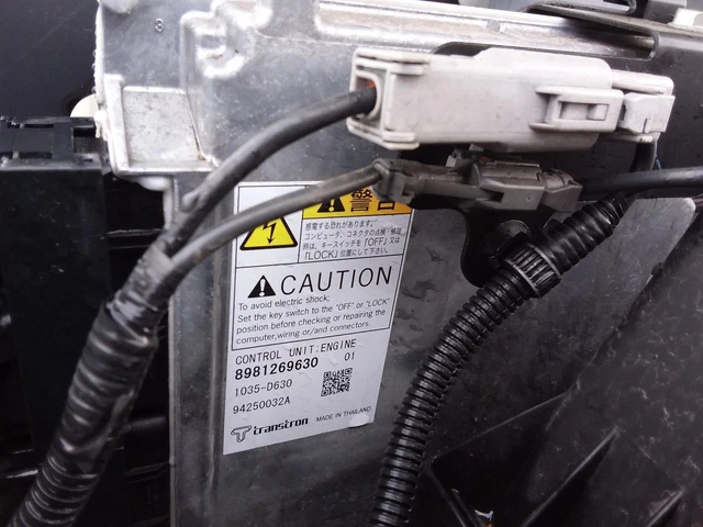 ISUZU DMAX ECU Engine Ecu, 3.0, P/N 8981269630, Ecu Only, Ra, 10/08-05/ ...