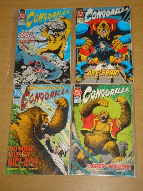 CONGORILLA #1-4 DC Comics 1992 Set Superman Action Comics Spin Off (4 ...
