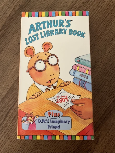 ARTHUR'S LOST LIBRARY Book & DW's Imaginary Friend VHS TESTED £8.98 ...