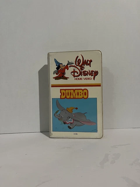 RARE VHS FIND!!! Walt Disney Home Video Dumbo VHS Clamshell Case, 63 ...