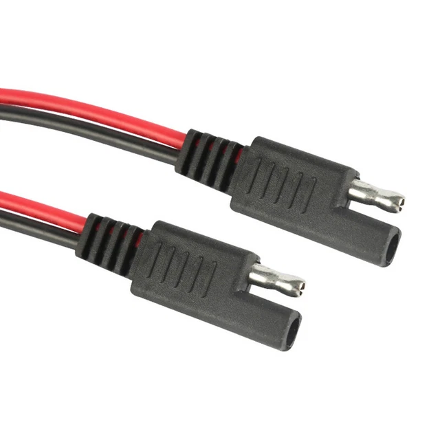 30CM 10A POWER Automotive Extension Cable SAE Connector Cable Quick ...