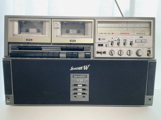 SHARP GF-868 RADIO Cassette Player The Searcher W Main Unit Only Junk ...
