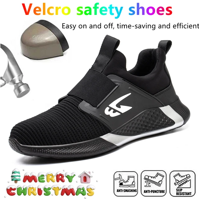 MENS SAFETY SHOES Steel Toe Cap Work Boots Lightweight Durable Trainer ...