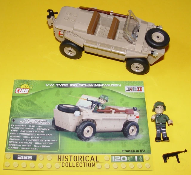 COBI 2188 VW Type 166 Schwimmwagen EUR 12,99 - PicClick DE