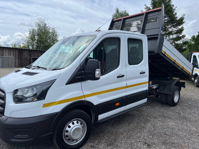 2022 FORD TRANSIT 170BHP CREW D/CAB DROPSIDE TIPPER AIR CON 7TN GTW ...