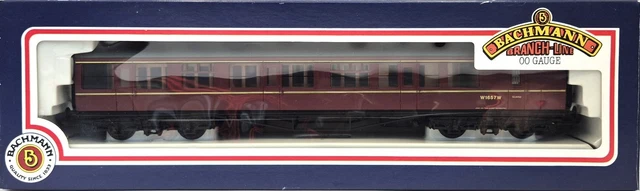 BACHMANN 34-175 COLLETT 60ft 2nd Class Brake Coach W1657W in BR Maroon ...
