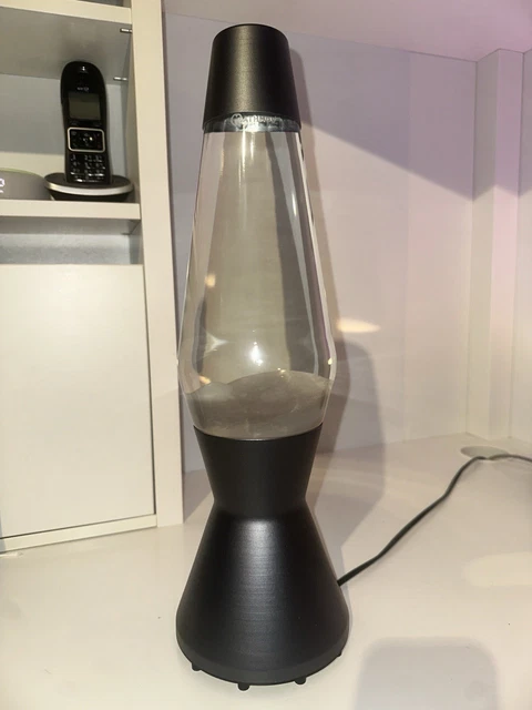 CUSTOM MATHMOS ASTRO Lamp - Sprayed Gunmetal Grey With Rare Clear/White ...
