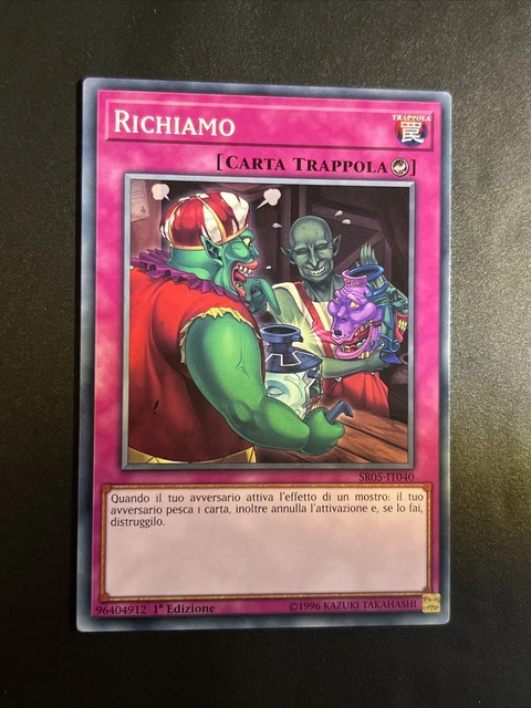 YU-GI-OH! STAPLES RECALL Common Trap Card Sr05-it040 Ita £1.02 ...