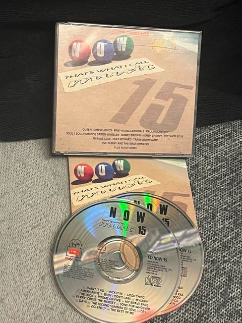 NOW THAT'S WHAT I Call Music 15! Original Double Fatbox CD & Booklet ...