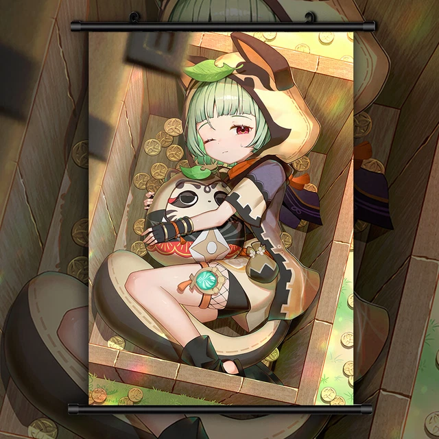 GENSHIN IMPACT SAYU Banner Wall Poster Scroll Home Decor £2.99 ...