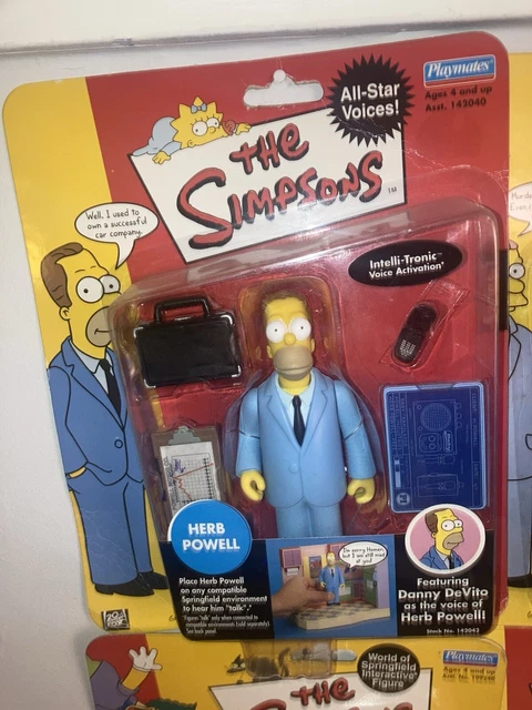 BNIB PLAYMATES WOS interactive Simpsons Herb Powell. New- boxed. Danny ...