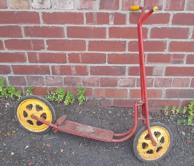 VINTAGE 1950'S MOBO Child's Scooter - All Original £10.00 - PicClick UK