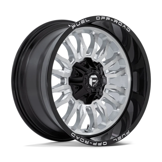 20X10 FUEL D798 Arc Silver Brushed Face Wheel 6x135/6x5.5 (-18mm) EUR ...