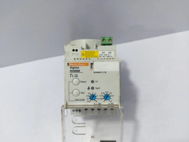MERLIN GERIN VIGIREX Model Rh99M Ground Fault Differential Earth ...