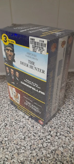 WARNER BROS VHS sealed Robert De Niro action films cert 18 Goodfellas ...