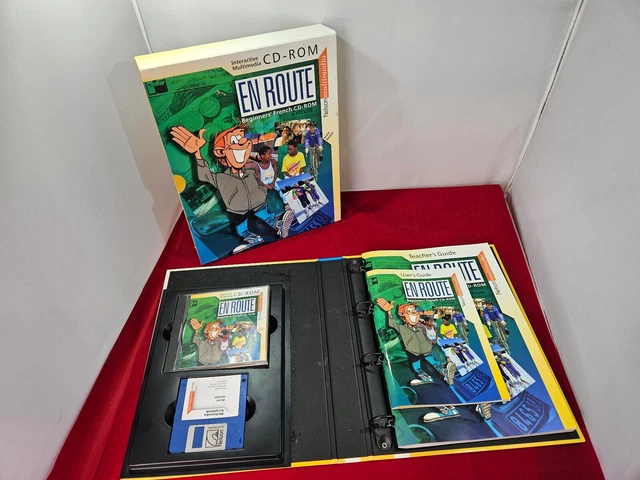 BOXED EN ROUTE Beginners French Software and Manuals for Acorn RISC OS ...