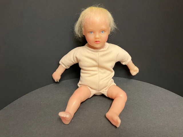 HOMEMADE BABY DOLL non-melting Wax Head and Limbs soft body doll 10 ...