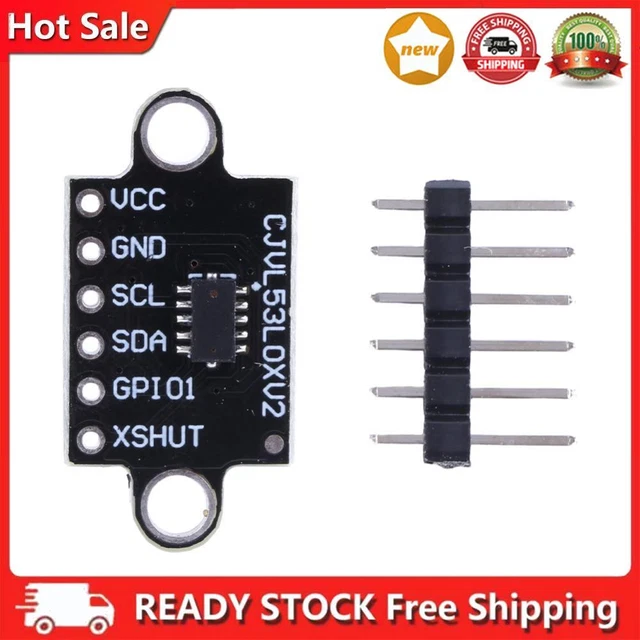 VL53L0X TIME-OF-FLIGHT DISTANCE Sensor Breakout GY-VL53L0XV2 I2C for ...