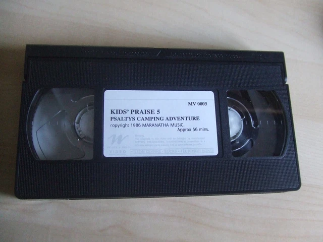 RARE VHS VIDEO Kids' Praise 5 Psaltys Camping Adventure Maranatha ...