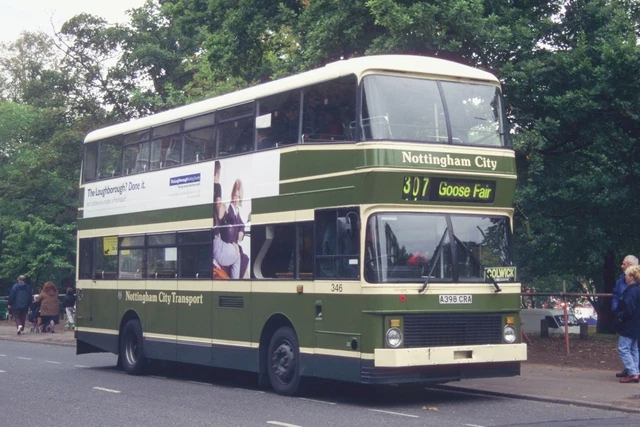 NOTTINGHAM CITY TRANSPORT Volvo 346 6x4 Bus Photo EUR 3,95 - PicClick IT