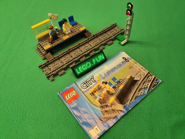 LEGO® 7938 STATION railway crossing + OBA / level crossing railway ...