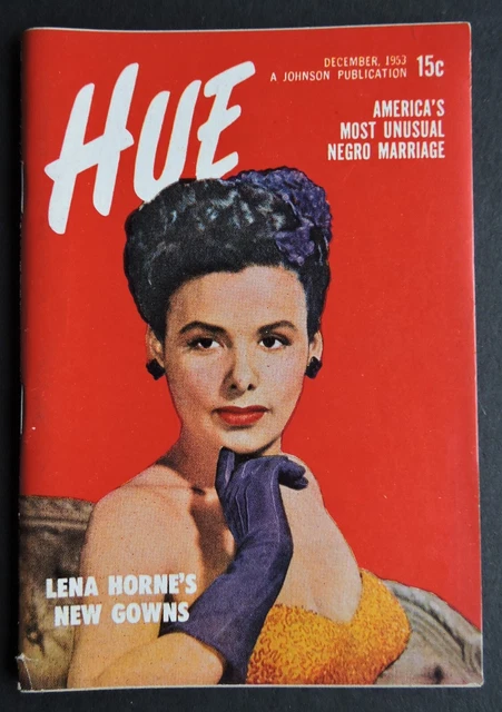 HTF! HUE MAGAZINE issue 2 Dec 1953 Vol 1, No 2 Black History £163.24 ...