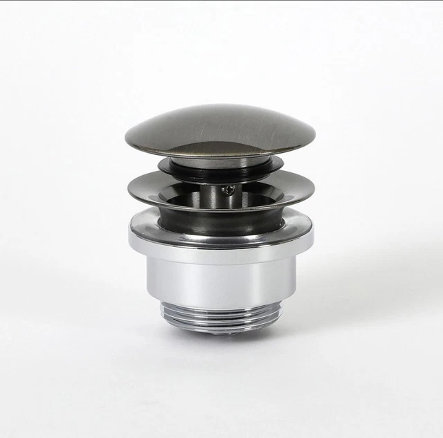 MILANO - UNIVERSAL Push Button Basin Waste - Brushed Gold £19.99 ...
