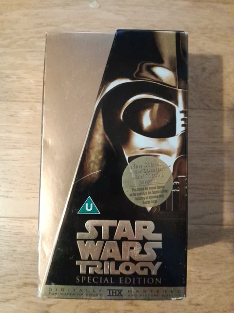 STAR WARS TRILOGY Widescreen Special Edition Gold VHS Box Set 1997 Bundle VGC £9.99 - PicClick UK
