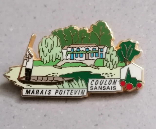 PIN'S PBVF &COULON SANSAIS" Plus Beaux Villages de France LB CREATION ...