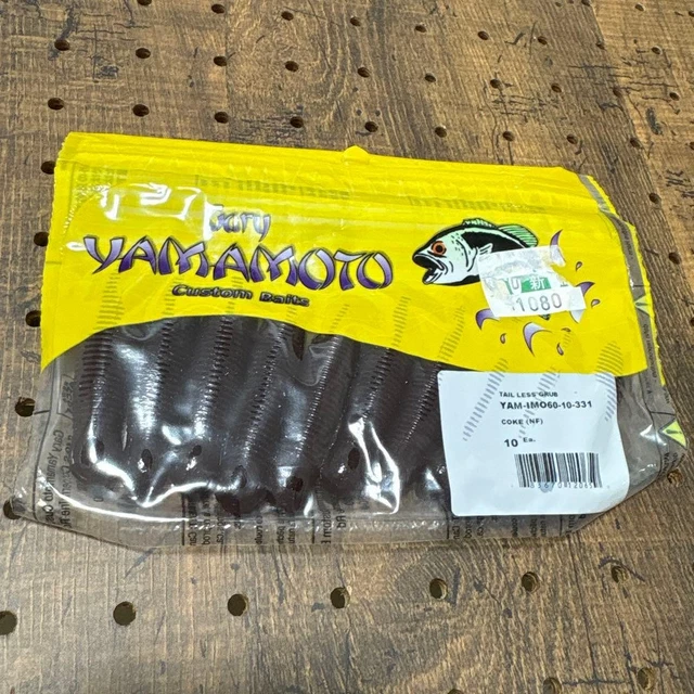 WORM NO. 1026 New Gary Yamamoto Imo 60 Tail-less Grub Cola £57.07 ...